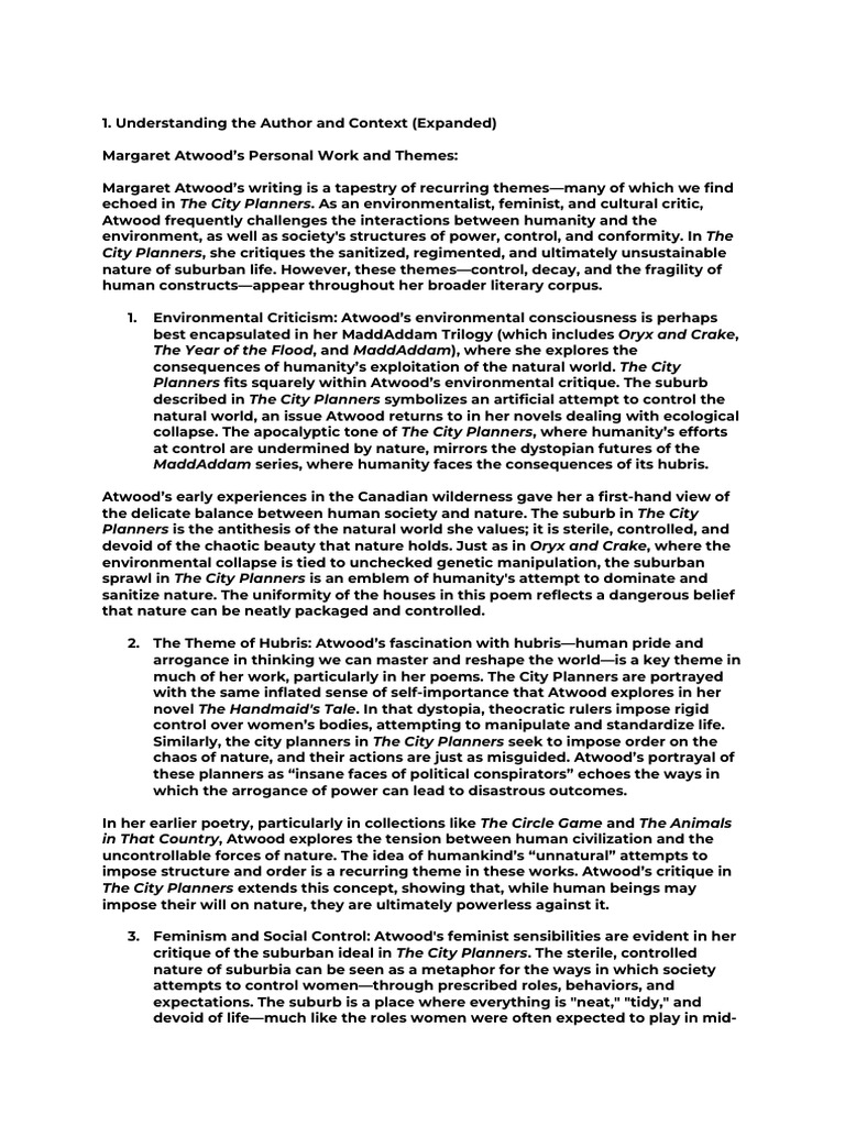 City Planners - Original | PDF | Environmentalism | Poetry