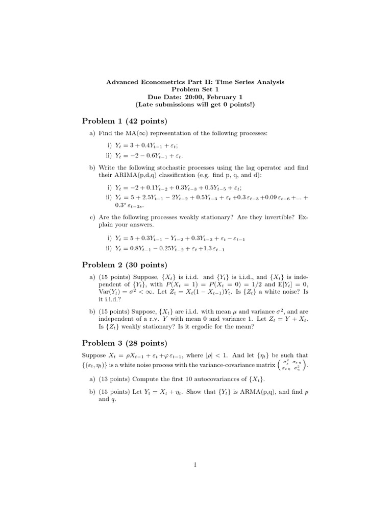 PSet 1 | PDF