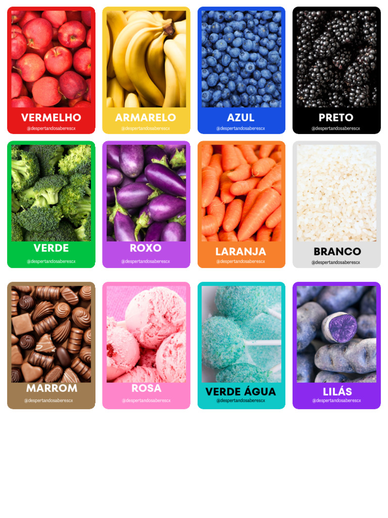 Cores e Frutas | PDF