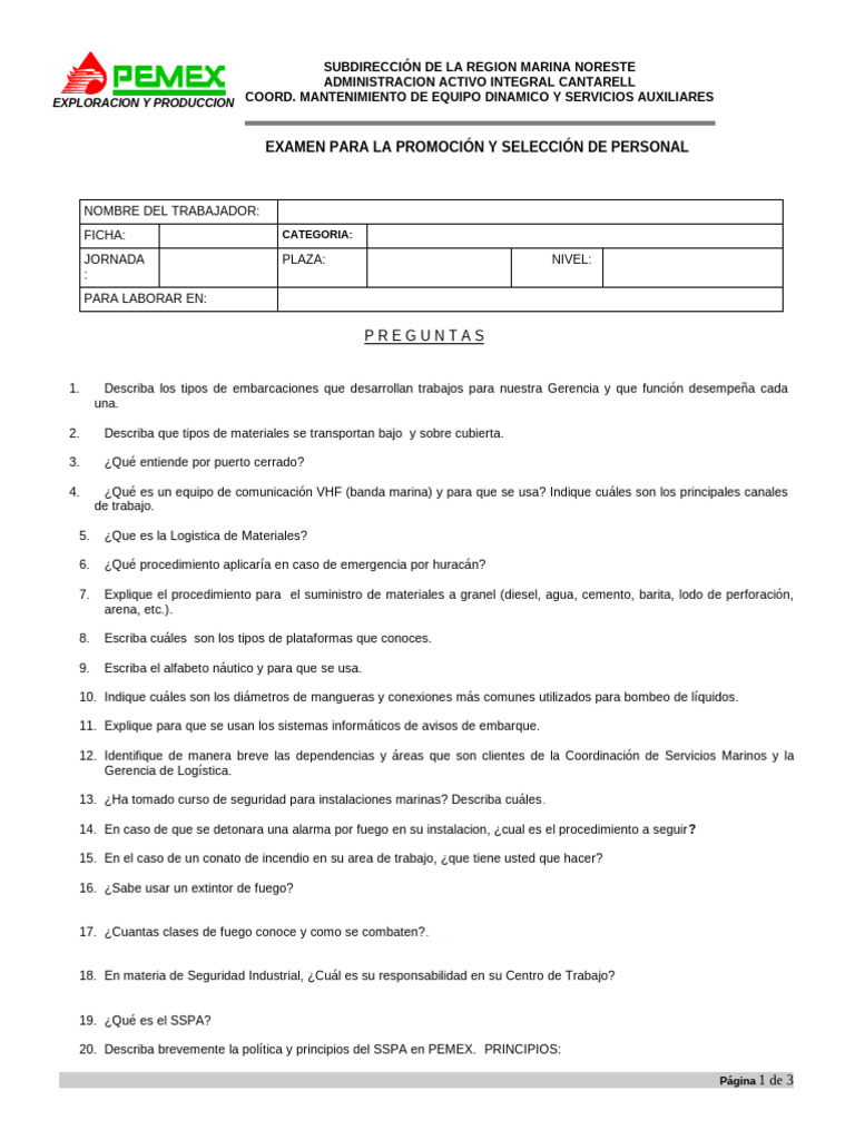 Examen Log Materiales Sin Resp | PDF