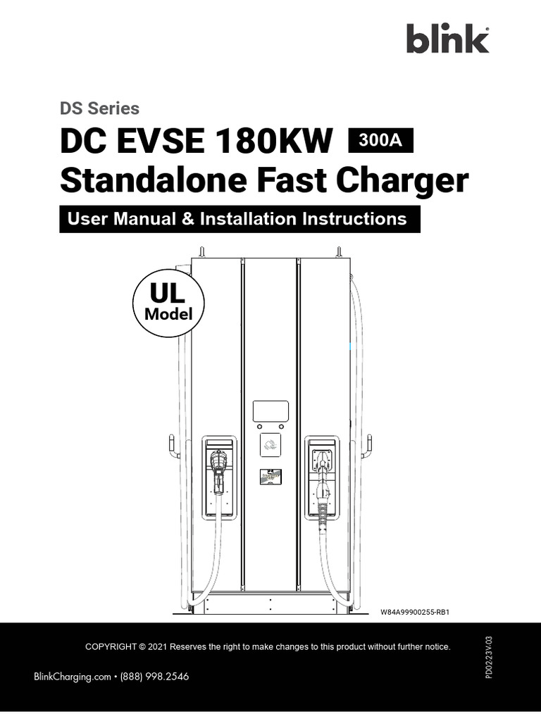 180kw 300A Blink User Manual | PDF | Electrical Engineering | Electricity