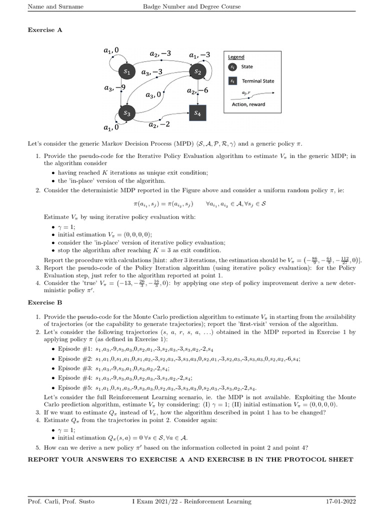Rl Exam Tutti | PDF | Mathematical Analysis | Analysis