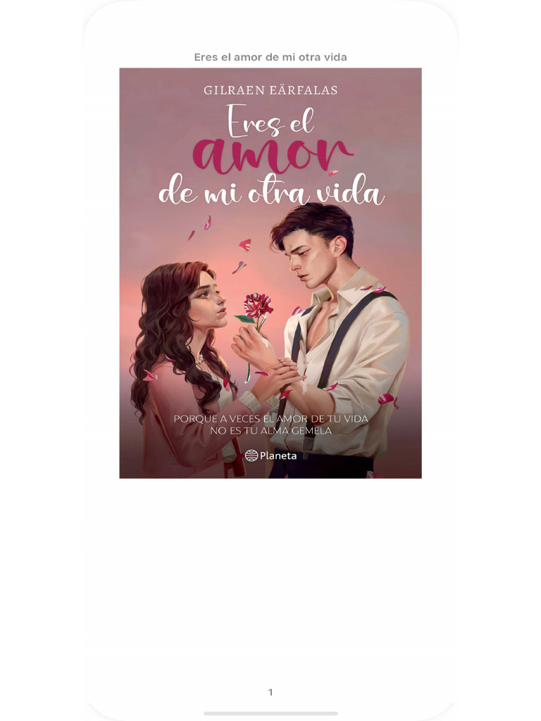 Eres El Amor de Mi Otra Vida - Gilraen Eärfalas | PDF