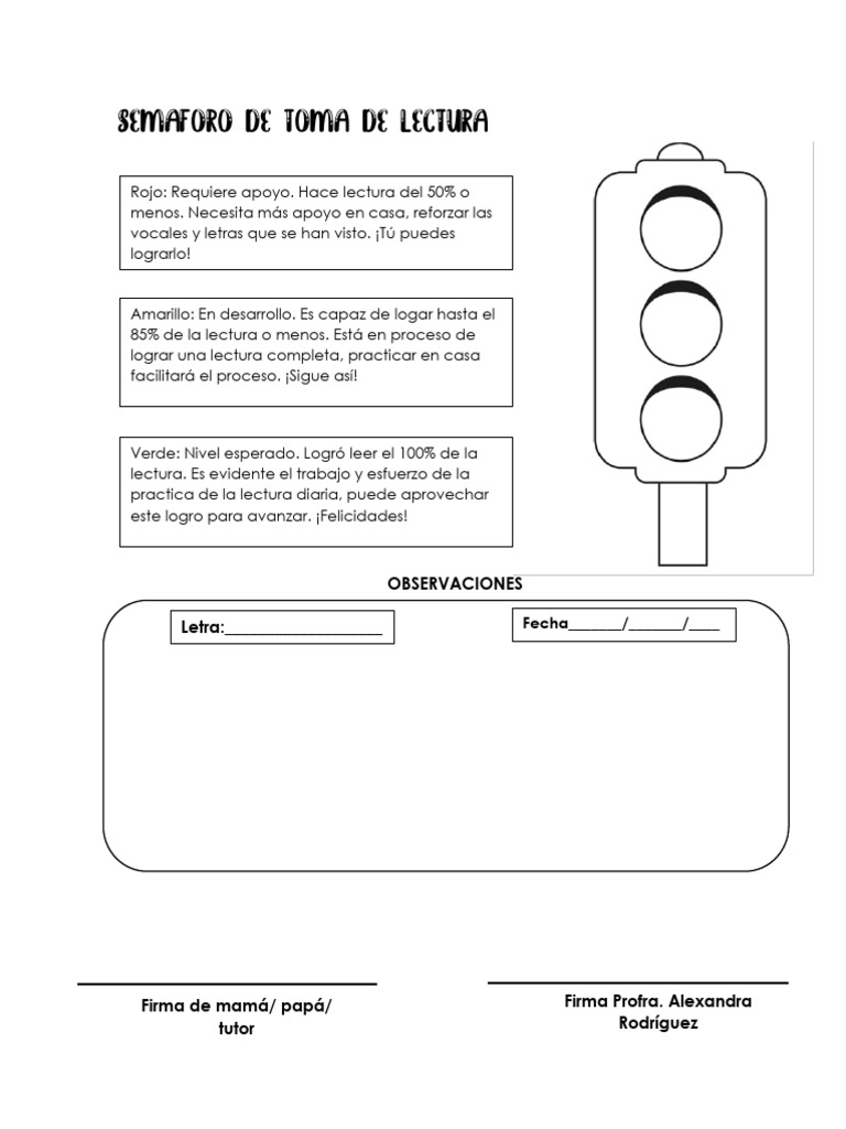 Semaforo de Toma de Lectura - ALEX | PDF