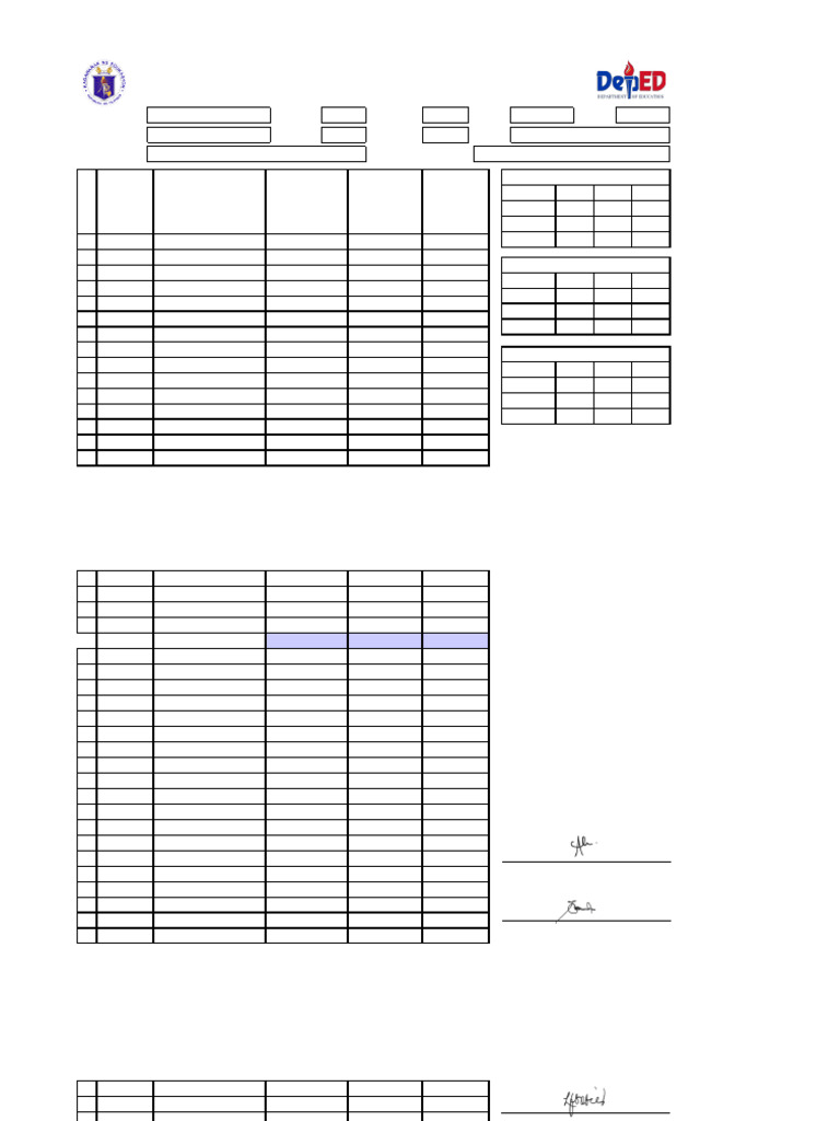 School Form 5A (SF 5A)- 1ST SEM | PDF