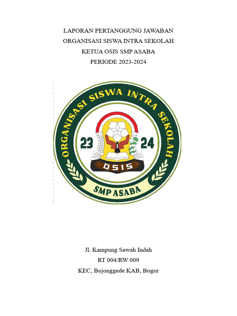 Saya Sedang Berbagi 'LAPORAN PERTANGGUNG JAWABAN (1) ' Dengan Anda | PDF