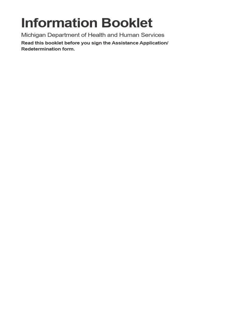 MDHHS Assistance Application Guide | PDF | Supplemental Security Income ...