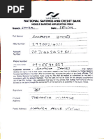 Mobile Banking Form | PDF