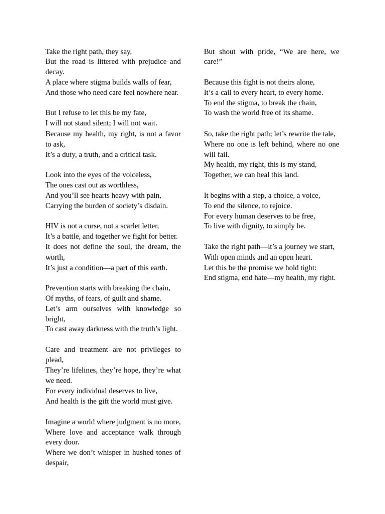 Take the right path | PDF