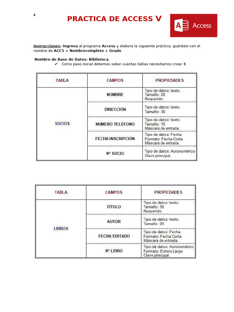 Semana 5 - Access | PDF