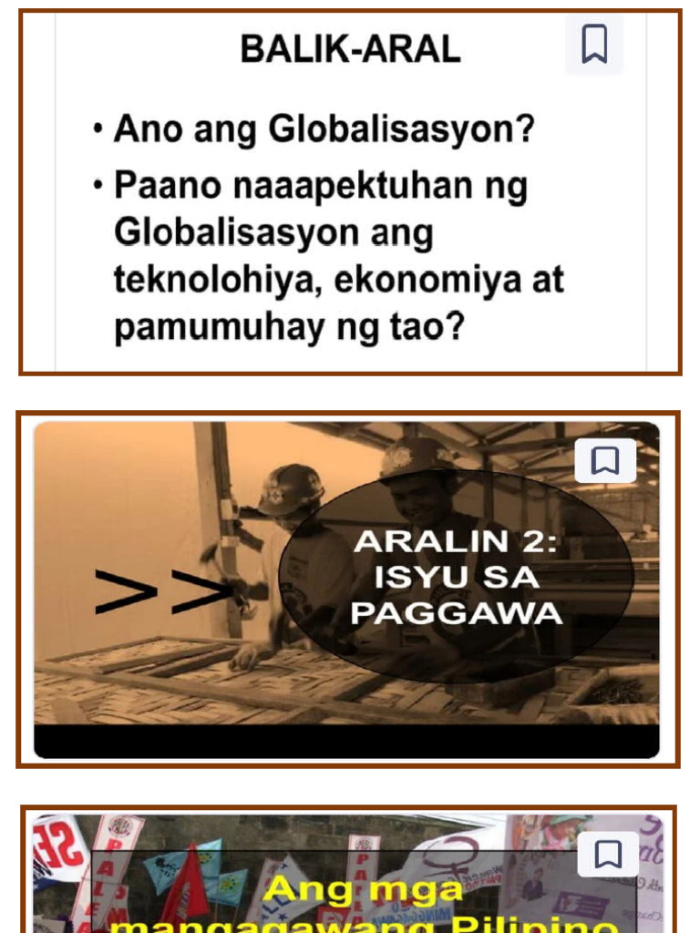 Isyu Sa Paggawa 2ND Quarter Ap Week 2 | PDF