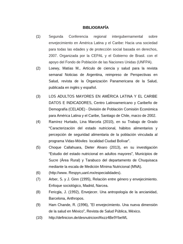 BIBLIOGRAFIA | PDF | America latina