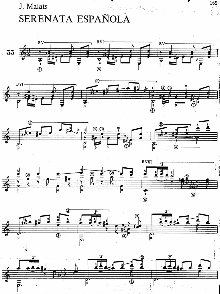 malats-1872-1912-serenata-espanola-tarrega-6-10 | PDF