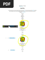 Algorithms 3x3 PLL | PDF | Recreational Mathematics | Logic Puzzles