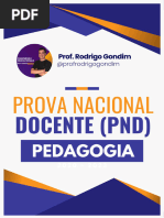 PND - Simulado 01 | PDF | Pedagogia | Aprendizado