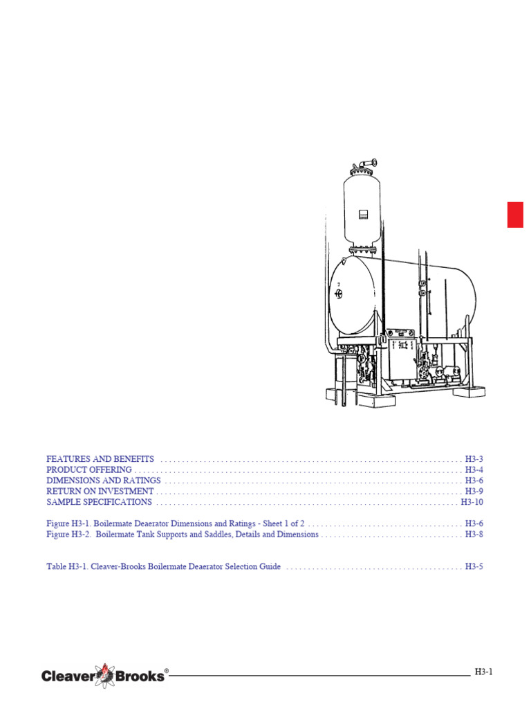 Boilermate Deaerator Specifications | PDF | Valve | Boiler