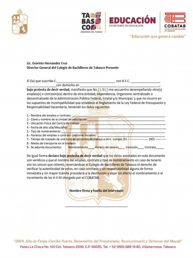 Carta de Compatibilidad 25bb | PDF | Gobierno