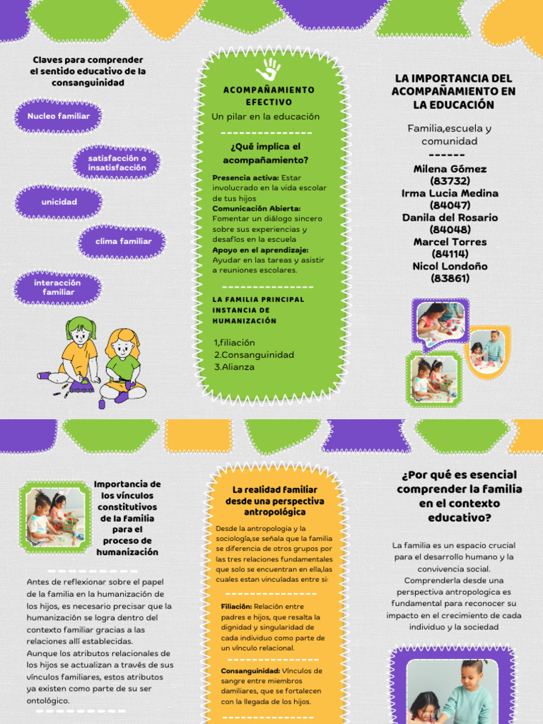 Informativo Padres de Familia | PDF | Familia | Educación en artes ...
