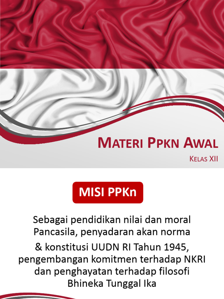2.materi PPKN Kelas Xii Awal | PDF