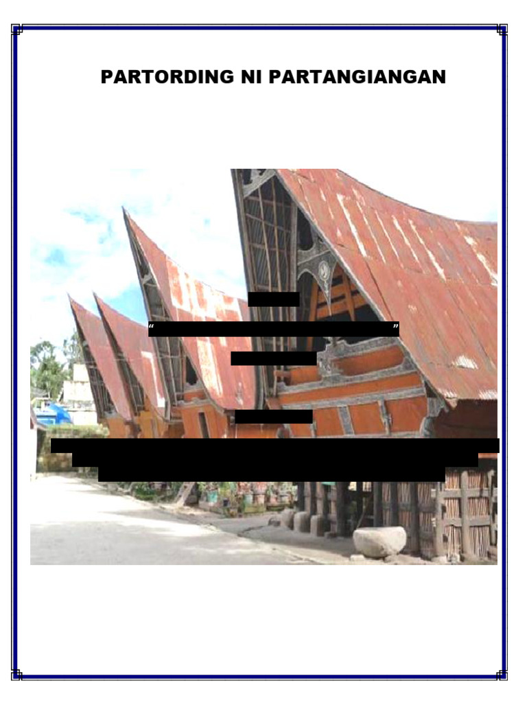 Acara Pesta Bona Taon Raja Boltok 2025 | PDF