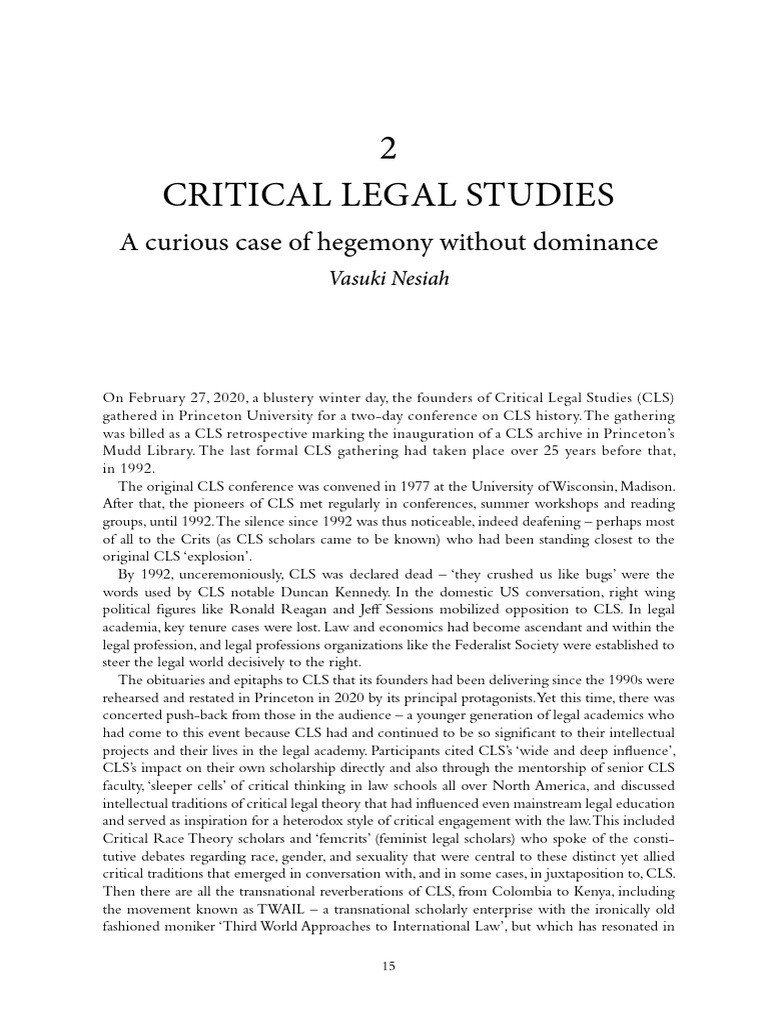 6th Feb Tutorial Nesiah - CLS-2 | PDF | Feminism | Gender Studies