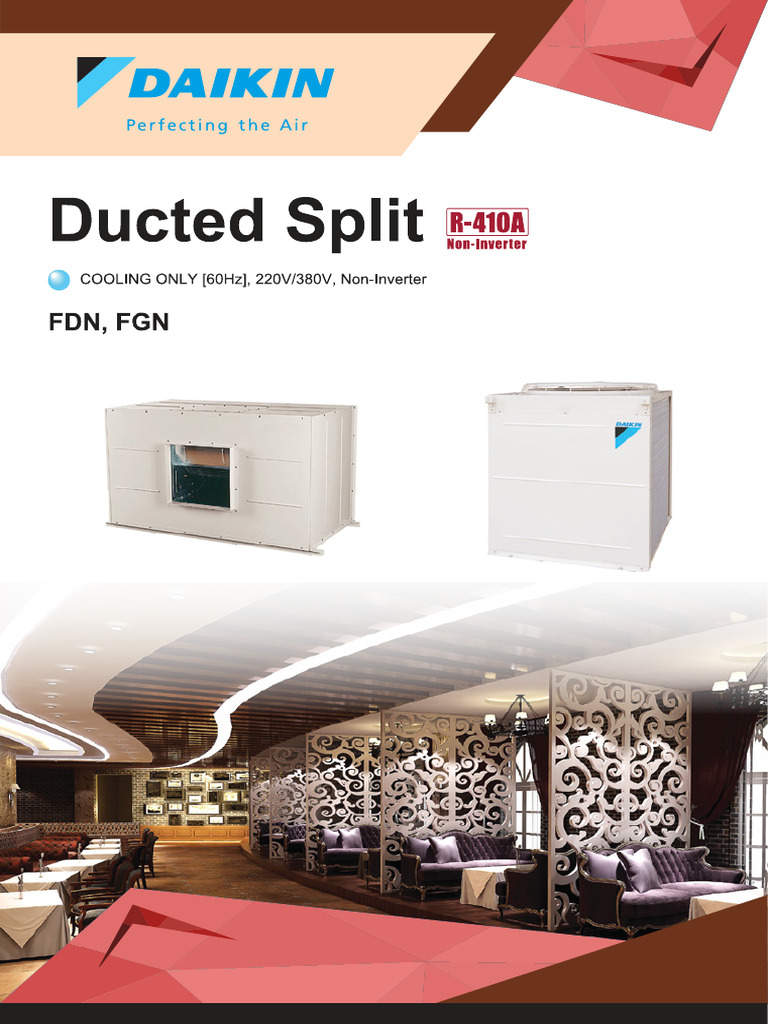 Daikin Ducted Split | PDF