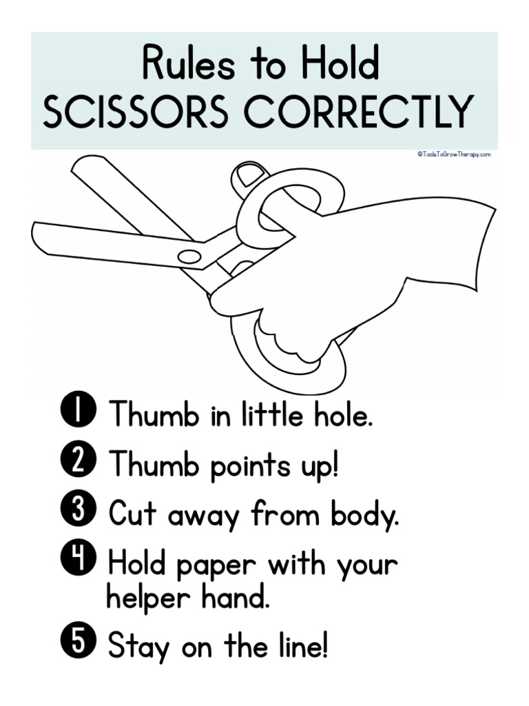 Scissor Safety for Kids | PDF
