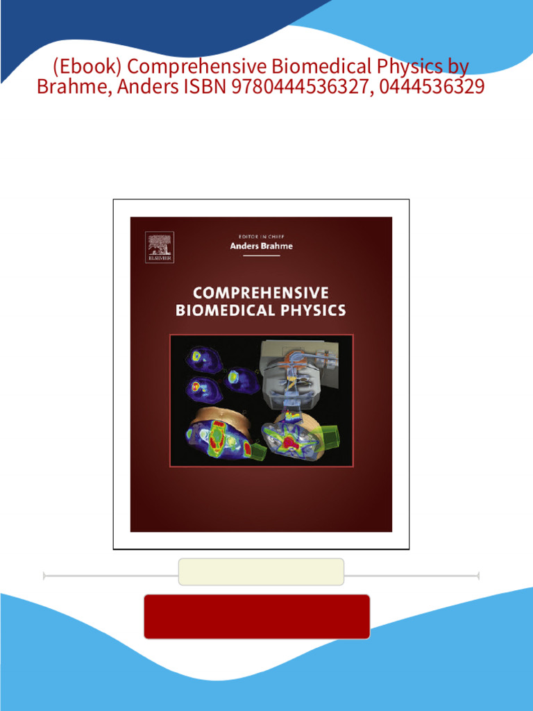 (Ebook) Comprehensive Biomedical Physics by Brahme, Anders ISBN 9780444536327, 0444536329 | PDF ...