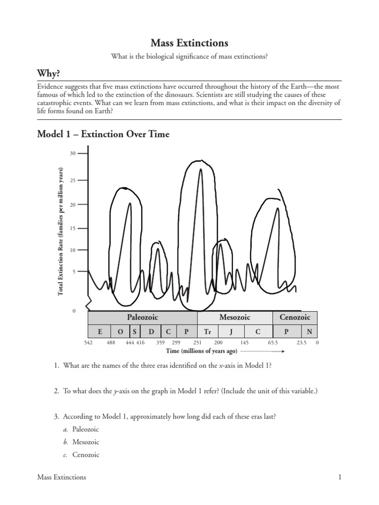 24 Mass Extinctions-S | PDF | Extinction | Mammals