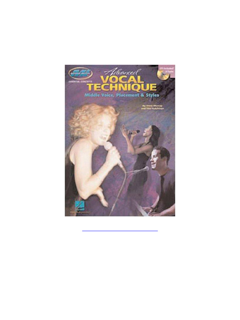 Advanced Vocal Technique Middle Voice Placement Styles BKCD Essential ...