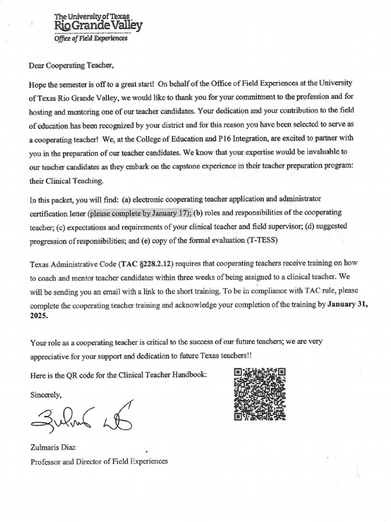 Cooperating Teacher Handbook | PDF