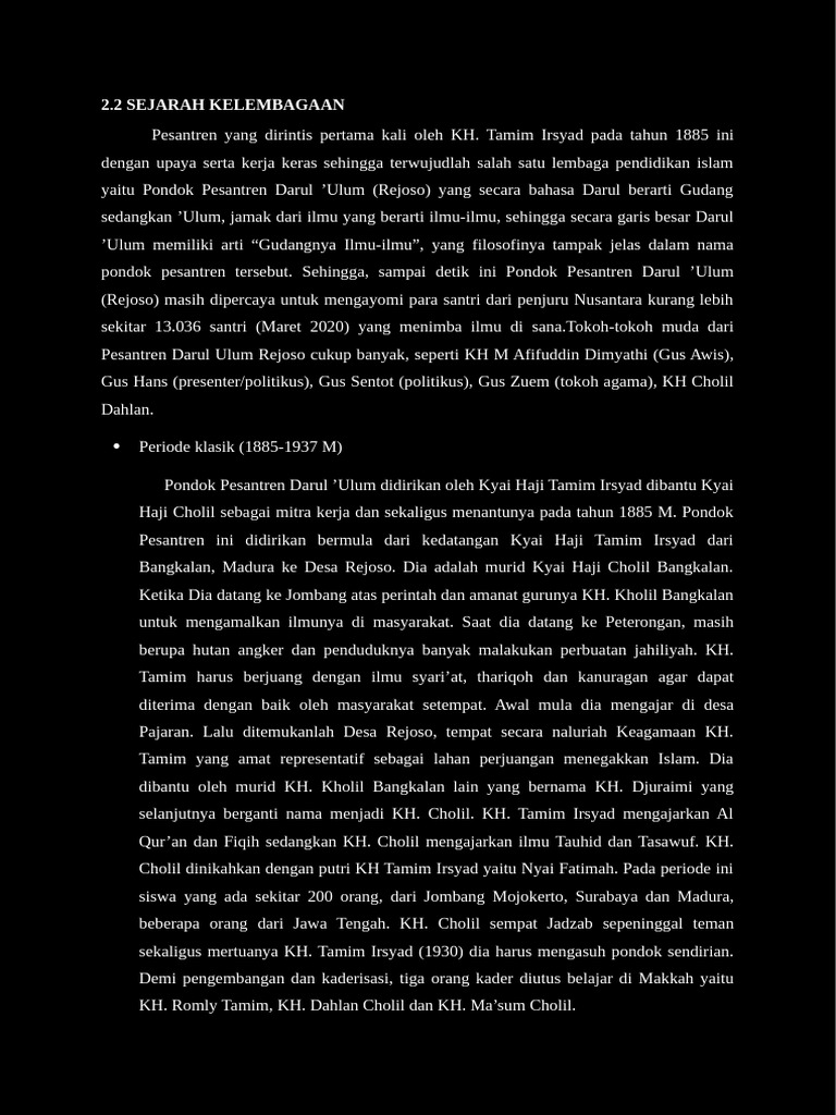 Laporan PKL Bab II Gambaran Umum Lembaga | PDF