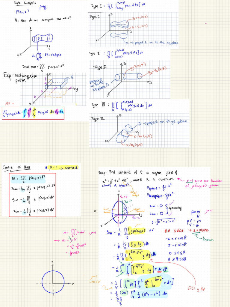Lecture 6 - Triple Integrals | PDF
