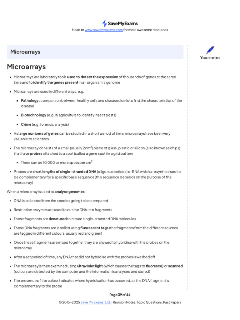 Principles of Genetic Technology _ Cambridge (CIE) A Level Biology ...