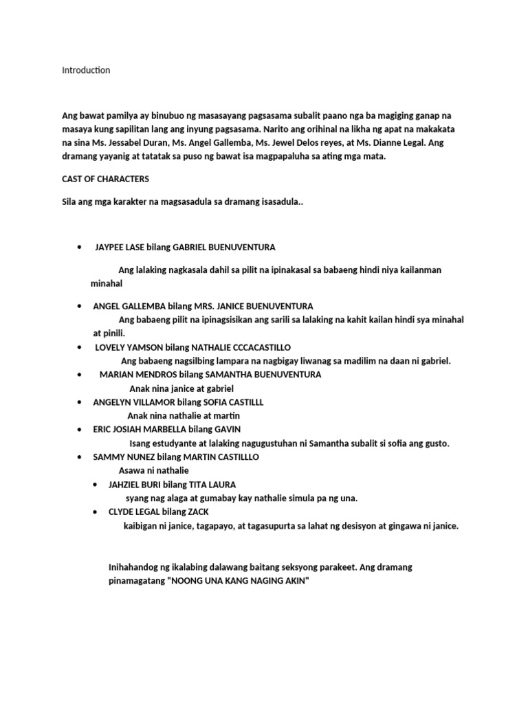 Creative Writing DRAMA WPS Office | PDF