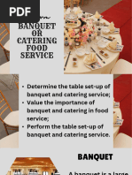 Banquet Server Basic Skill Training | PDF | Tableware | Food And Drink