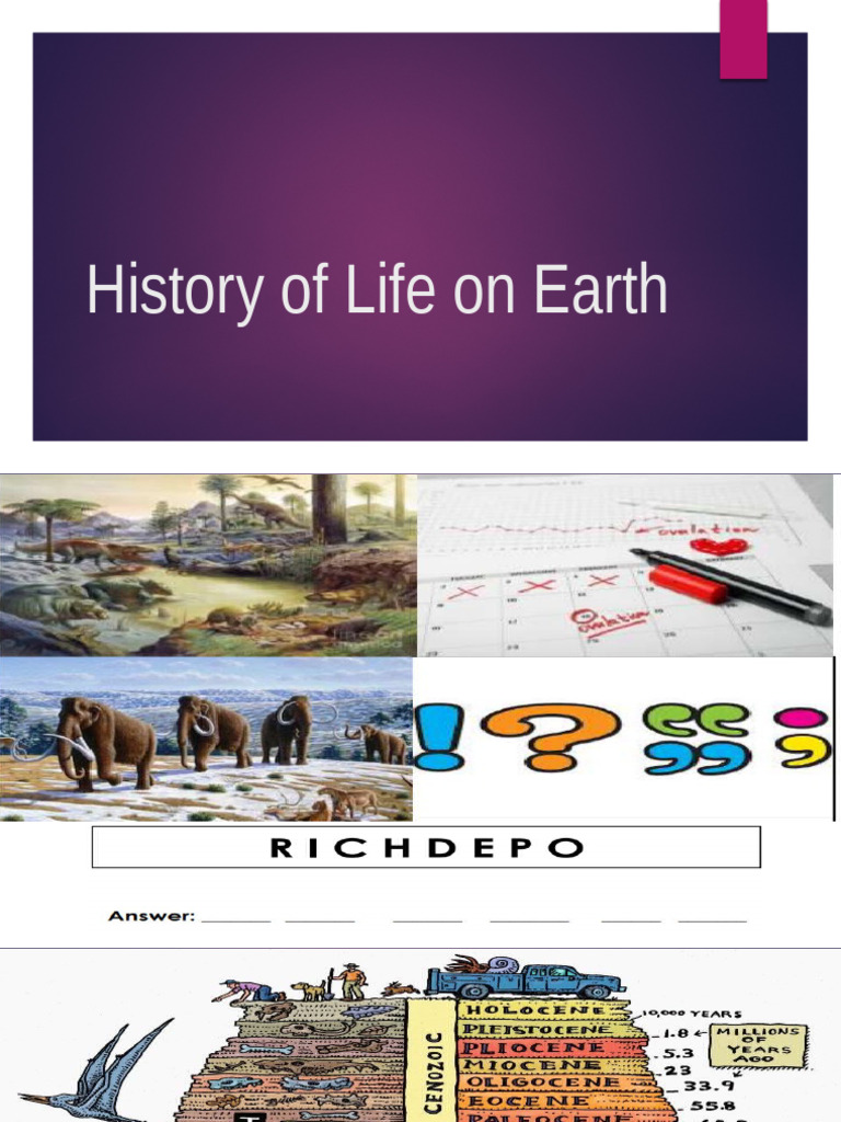 History of Life On Earth | PDF