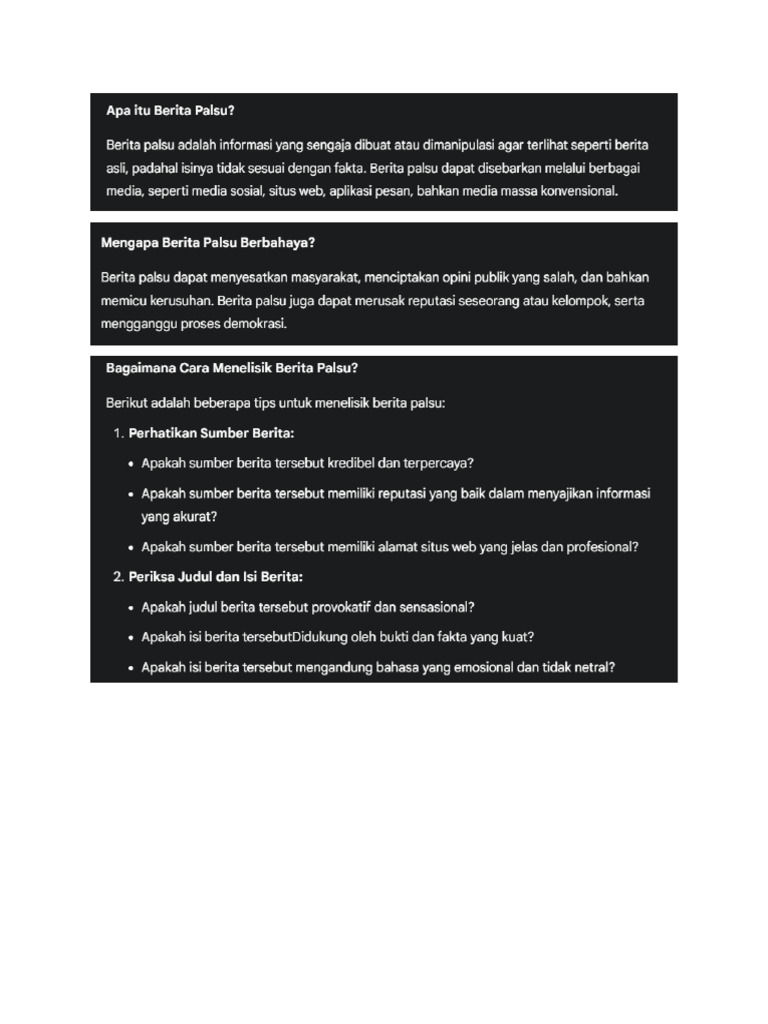 Berita Palsu | PDF