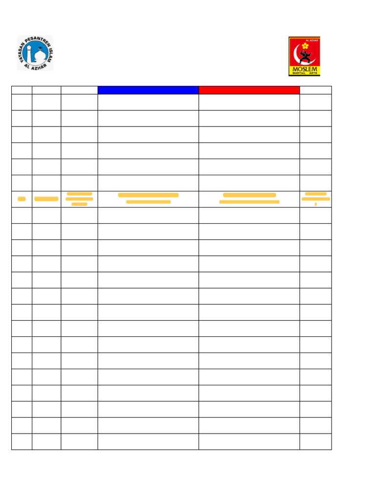 Jadwal Tanding Gel 4 - 3 Nov 2024-1 | PDF