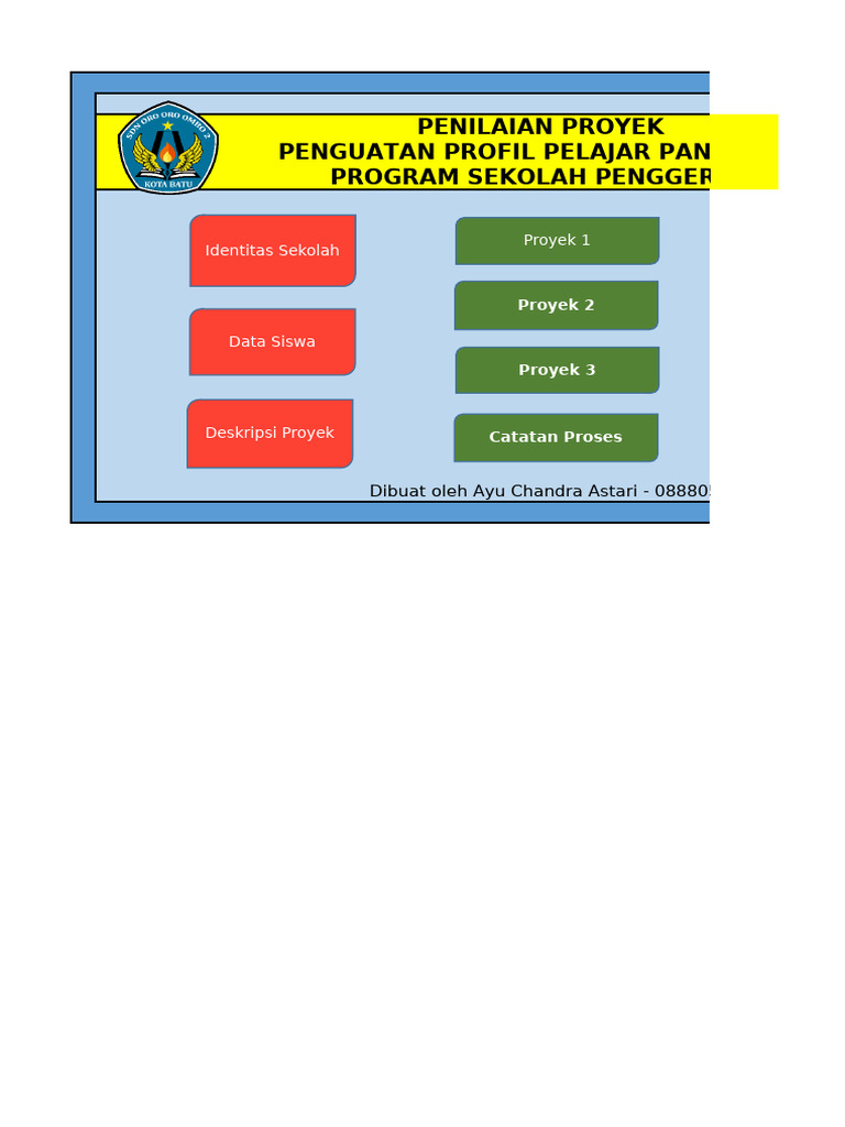 Aplikasi RAPOR PROYEK P5 | PDF