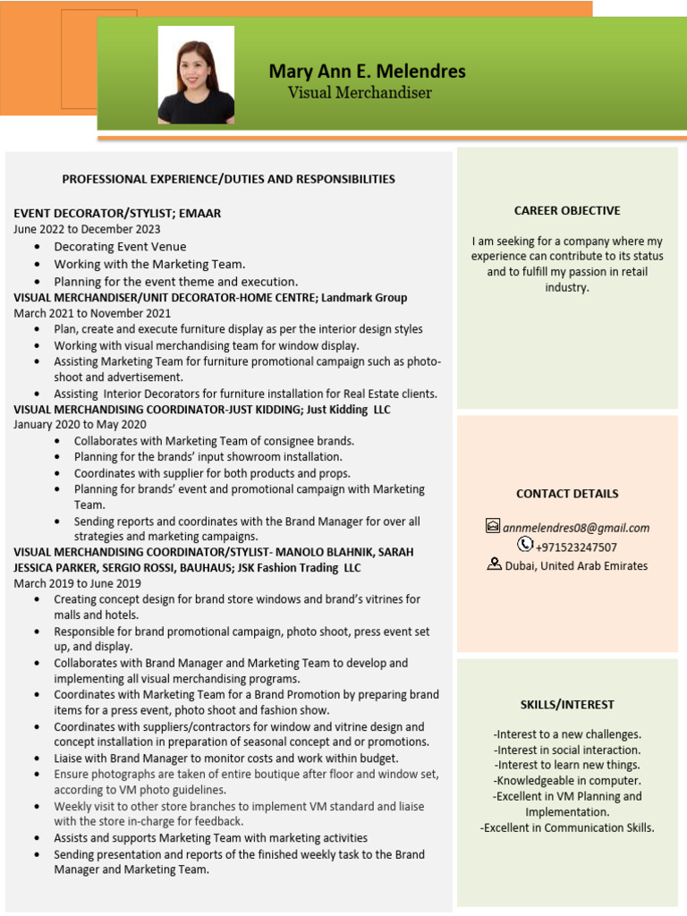 Mary Ann Melendres CV | PDF