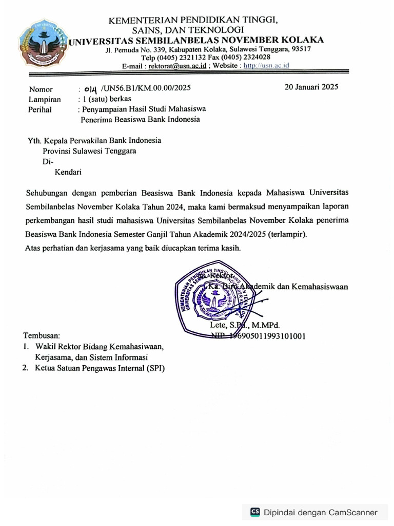 Laporan Perkembangan Akademik Bank Bi Semester Ganjil T. A 2024-2025 | PDF