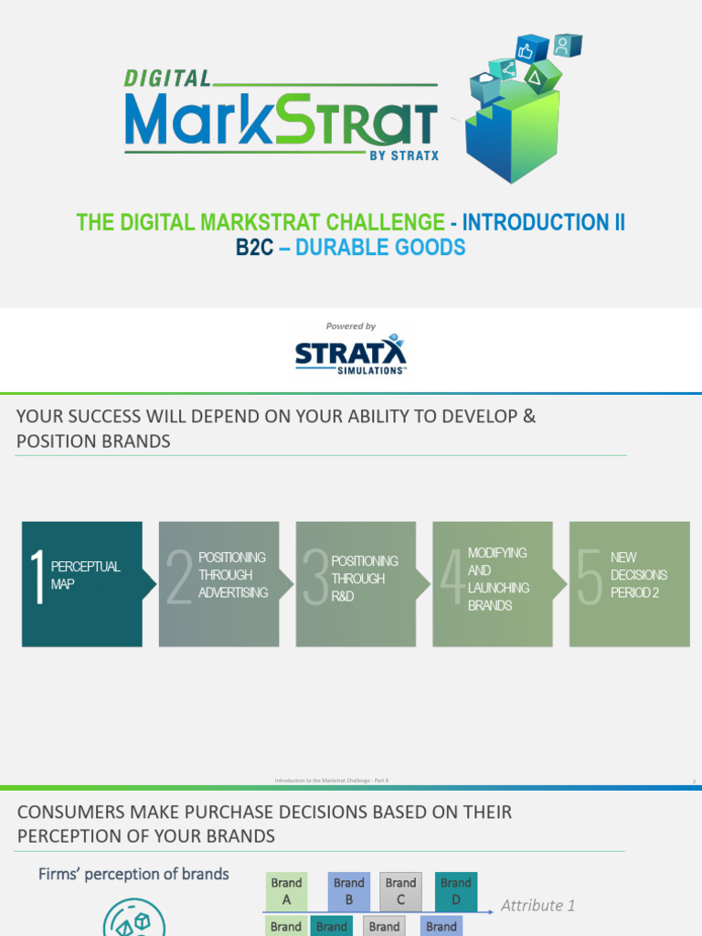 Markstrat Challenge: Brand Positioning Guide | PDF | Brand | Perception