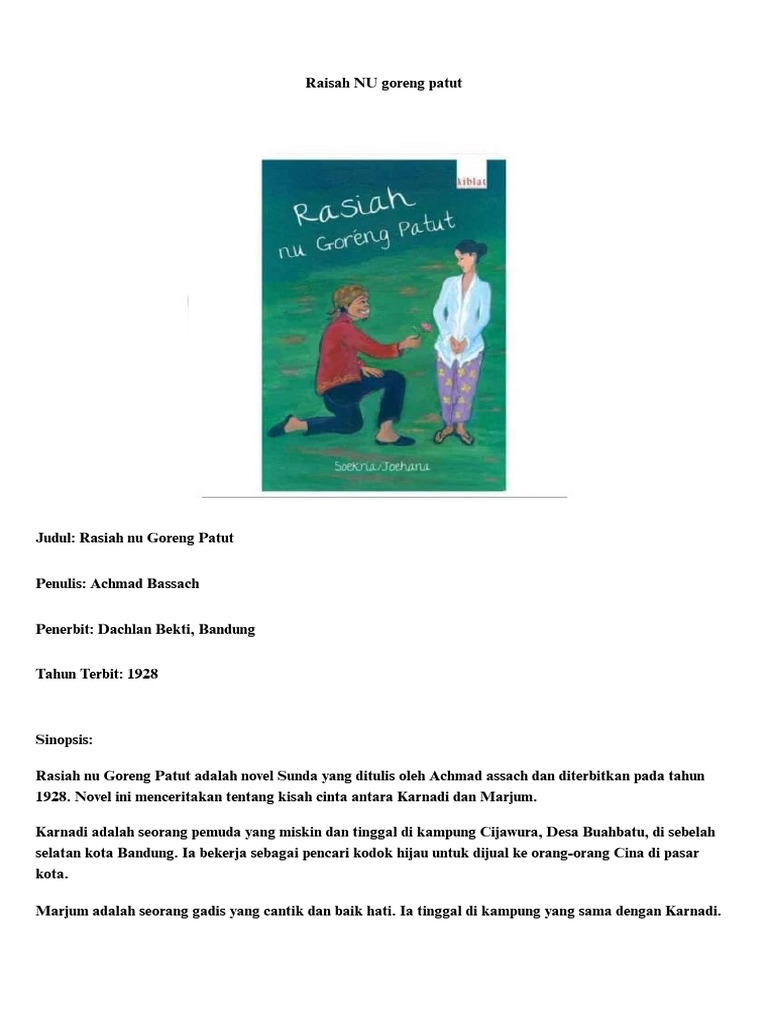 Resensi Novel Sunda - TiaraSuci (28) - 20250210 - 081347 - 0000 | PDF