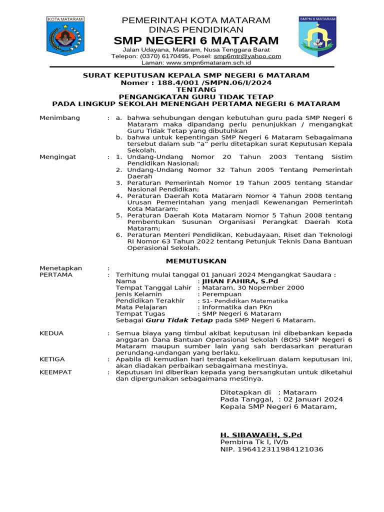 SK GTT JIHAN 2024 | PDF