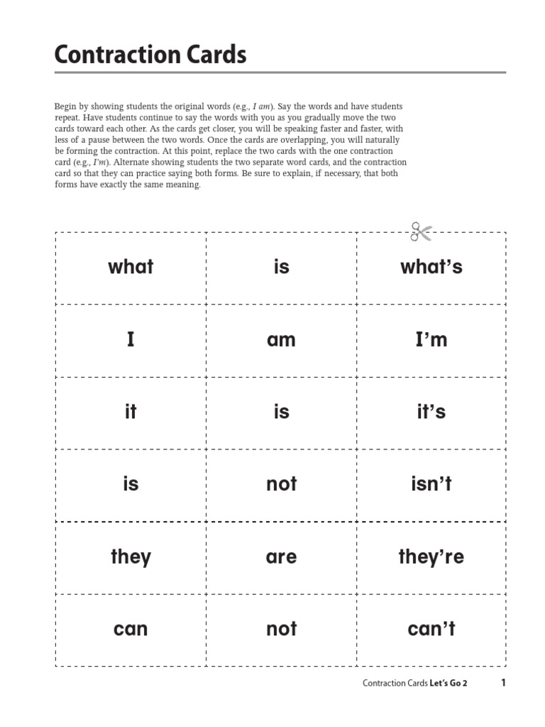 LG5e LG2 ContractionCards | PDF