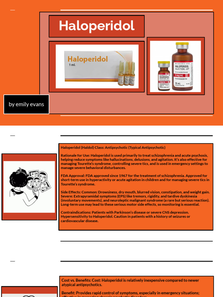 Haloperidol: Uses, Side Effects, Benefits | PDF
