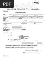 PUP OSS Form - Application For New or Replacement of ID PDF | PDF ...