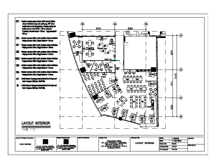 Denah Interior Rev.0 | PDF