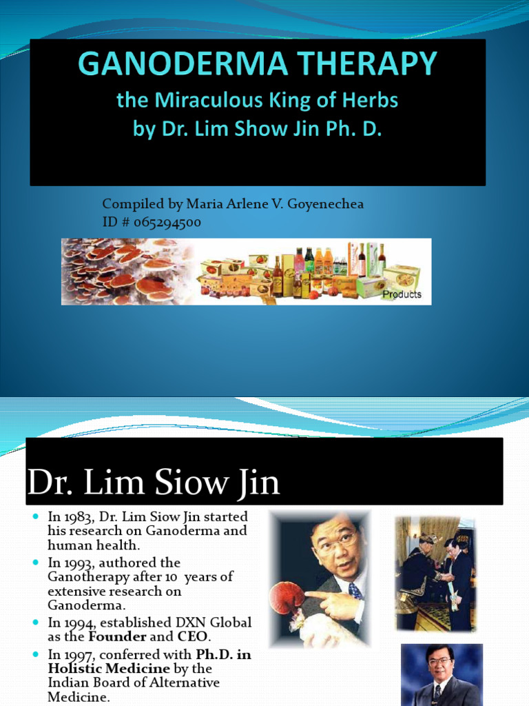 Ganoderma Therapy The Miraculous King of | PDF | Coronary Artery ...